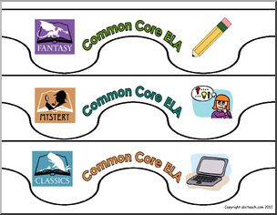 Bulletin Board Trim: Common Core ELA – Abcteach