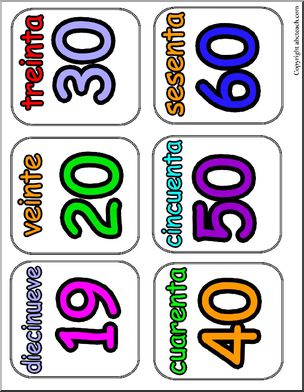 Spanish Numbers (set 2) – Abcteach
