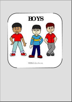 Center Sign: English – Abcteach