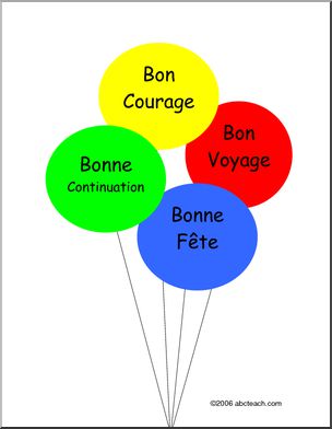 French: Posters – “Good Wishes” Expressions – Abcteach
