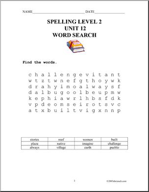 Spelling Level 2, unit 11 (elementary) – Abcteach