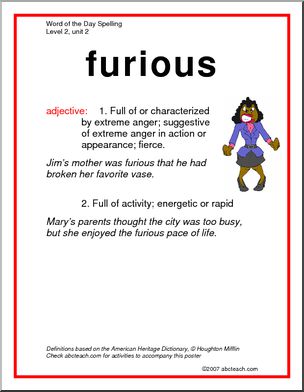 Spelling Level 2, Unit 2 – word posters (elementary) – Abcteach