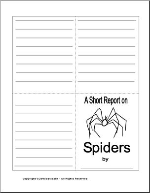 Word Search: Spiders – Abcteach
