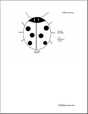 Craft: Paper Ladybug – Abcteach