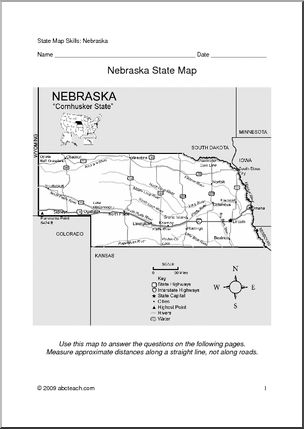 Map Skills: Idaho – Abcteach