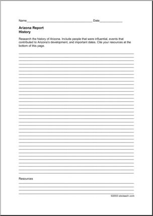 Report Form: Arizona – Abcteach