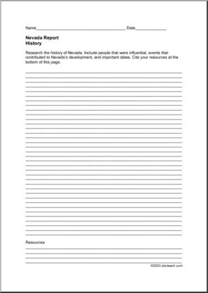 Report Form: Nevada – Abcteach