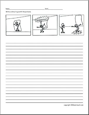 Picture Prompt: Airplane Jump (elementary) – Abcteach