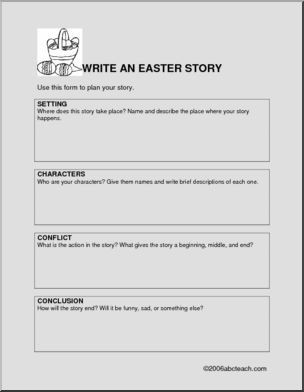 Story Planner: An Easter Story – Abcteach