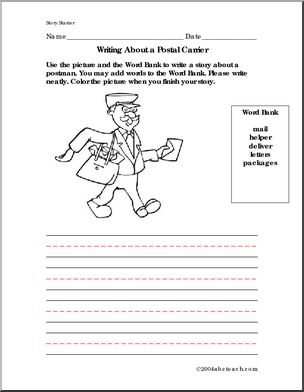 Picture Cloze – Community Places (elem)’ Worksheet – Abcteach