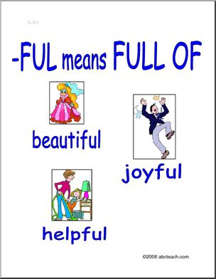Poster: Suffix FUL – Abcteach