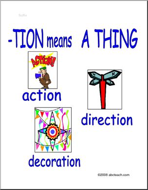 Poster: Suffix LESS – Abcteach