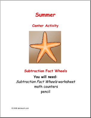 Summer Math Learning Centers – Abcteach