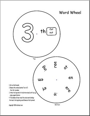 Word Wheel: UG words – Abcteach