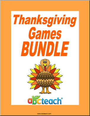 Thanksgiving Games Bundle (51 pages) – Abcteach