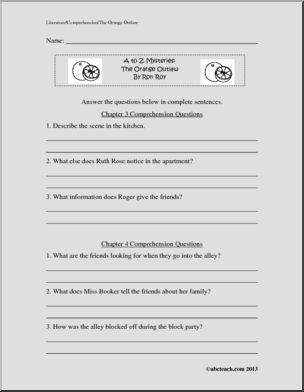 A to Z Mysteries – Abcteach