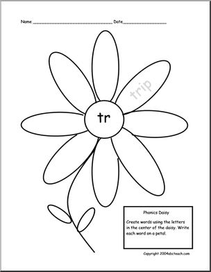 TR sound Phonics Daisy – Abcteach