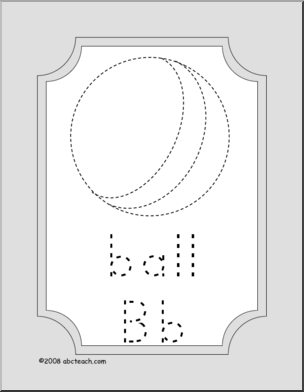 Chart: Alphabet Aa-Zz with Pictures (primary) – Abcteach