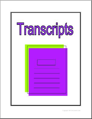 Portfolio Cover: Transcripts – Abcteach