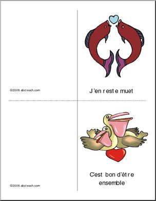 French: Billets doux pour la St. Valentin A – Abcteach