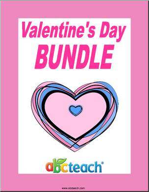 Valentine’s Day Bundle (84 pages) – Abcteach