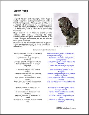 French: Victor Hugo – Abcteach