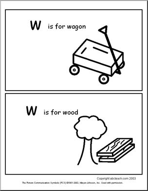 W Words’ ABC Booklet – Abcteach