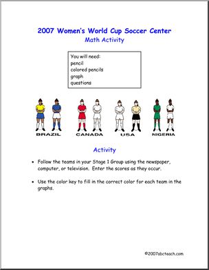 World Cup Soccer Center: Math – Graphs 2010 (upper el/middle) – Abcteach