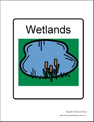Sign: Wetlands – Abcteach