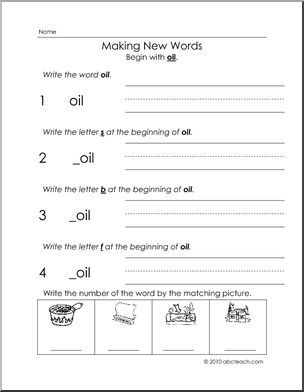 Words from Words – Page 2 – Abcteach