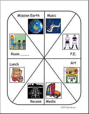 Where Am I? – Floating Teacher Chart (blank) – Abcteach