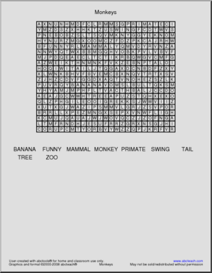 Word Searches/ Word Finds – Page 25 – Abcteach