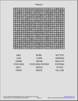 Word Search: Summer – Abcteach