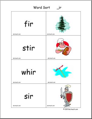 -am Words’ Word Sort Center – Abcteach