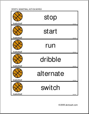 Action Wall Words – Page 2 – Abcteach