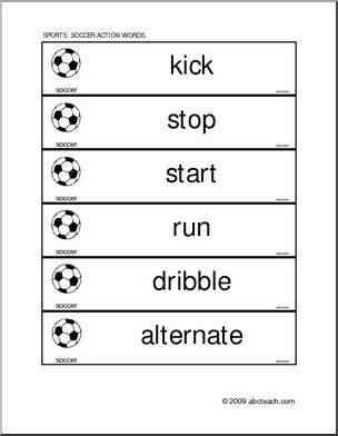 List: Action Words in Sports – Abcteach