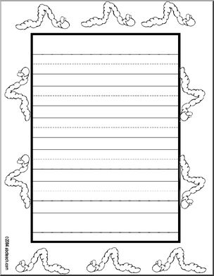 Swan (elementary) Writing Paper – Abcteach