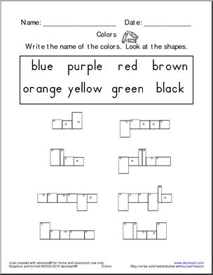 Colors – Abcteach