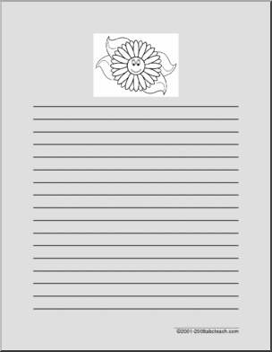 Swan (elementary) Writing Paper – Abcteach