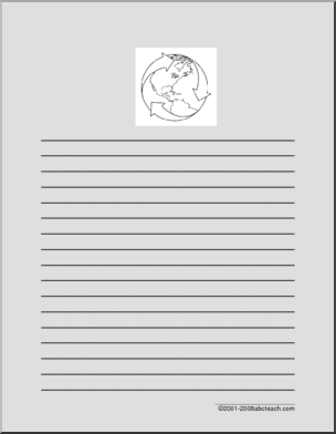 Writing Paper: Earth Day 2 (elementary) – Abcteach