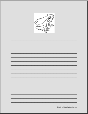 Writing Paper: Happy Birthday – Abcteach