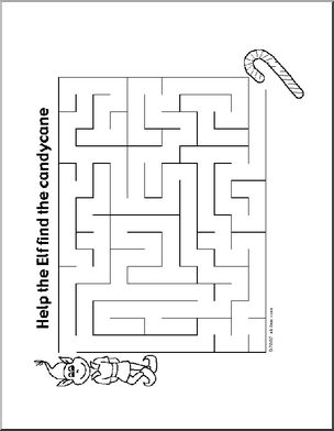 Polar Express (elem) Maze – Abcteach